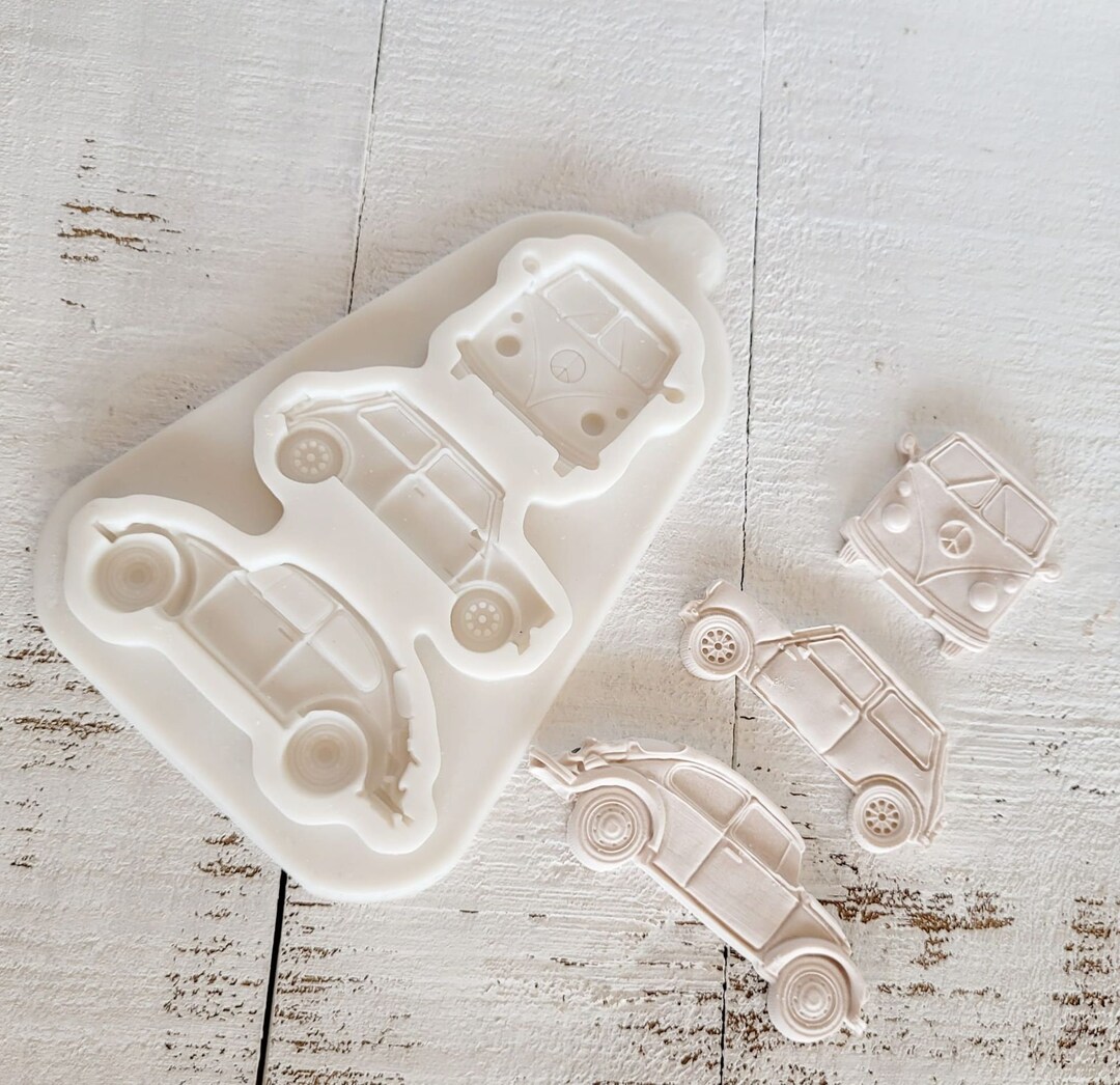 Silicone Casting Mould Mini Cars the Vintage Car Gang - Etsy