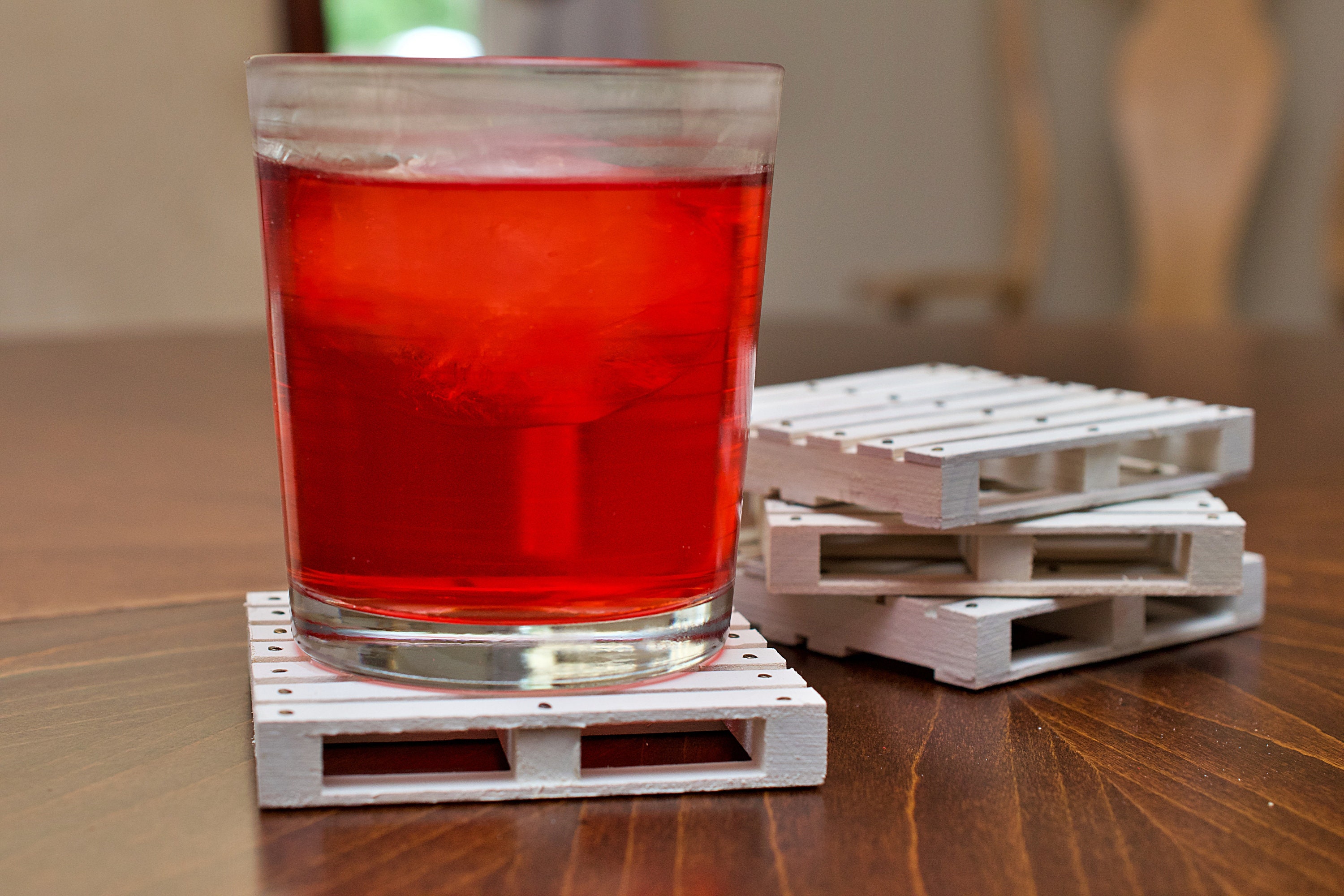 Rustic Farmhouse Mini Pallet Coasters - Etsy