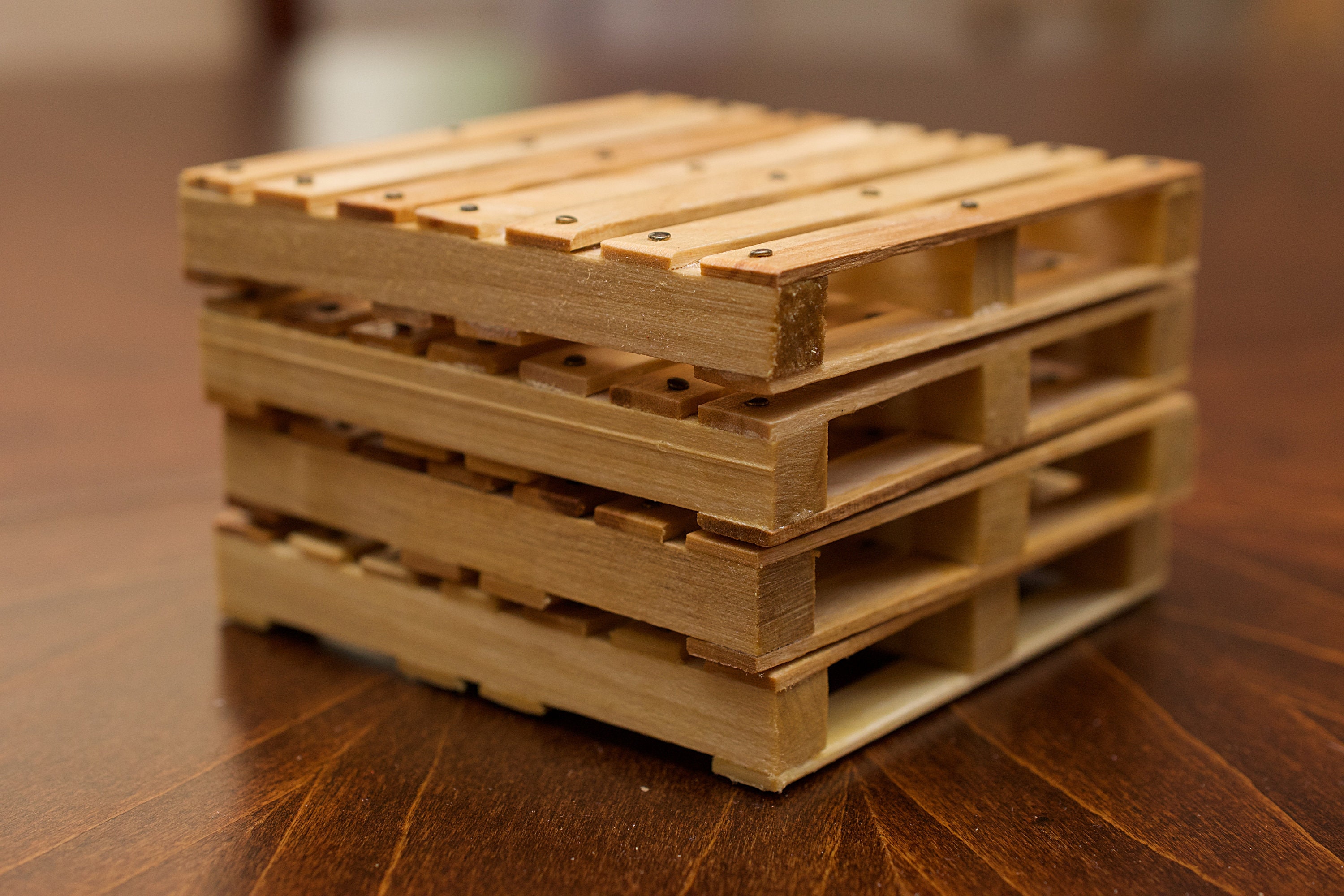 Rustic Farmhouse Mini Pallet Coasters - Etsy