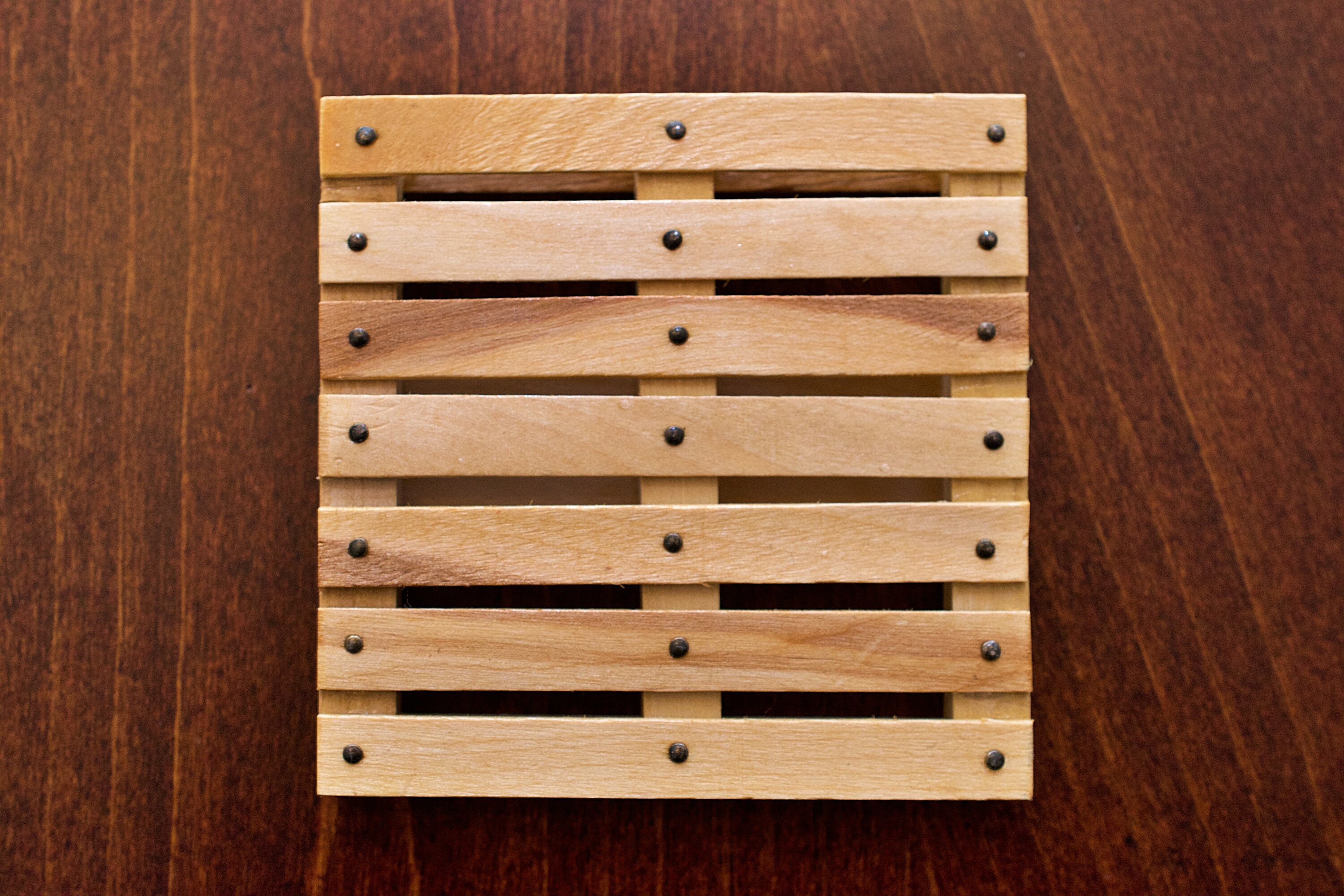 Rustic Farmhouse Mini Pallet Coasters - Etsy