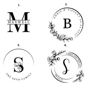 Custom Coasters Set Made for Wedding Gift Housewarming Bridal Shower ...