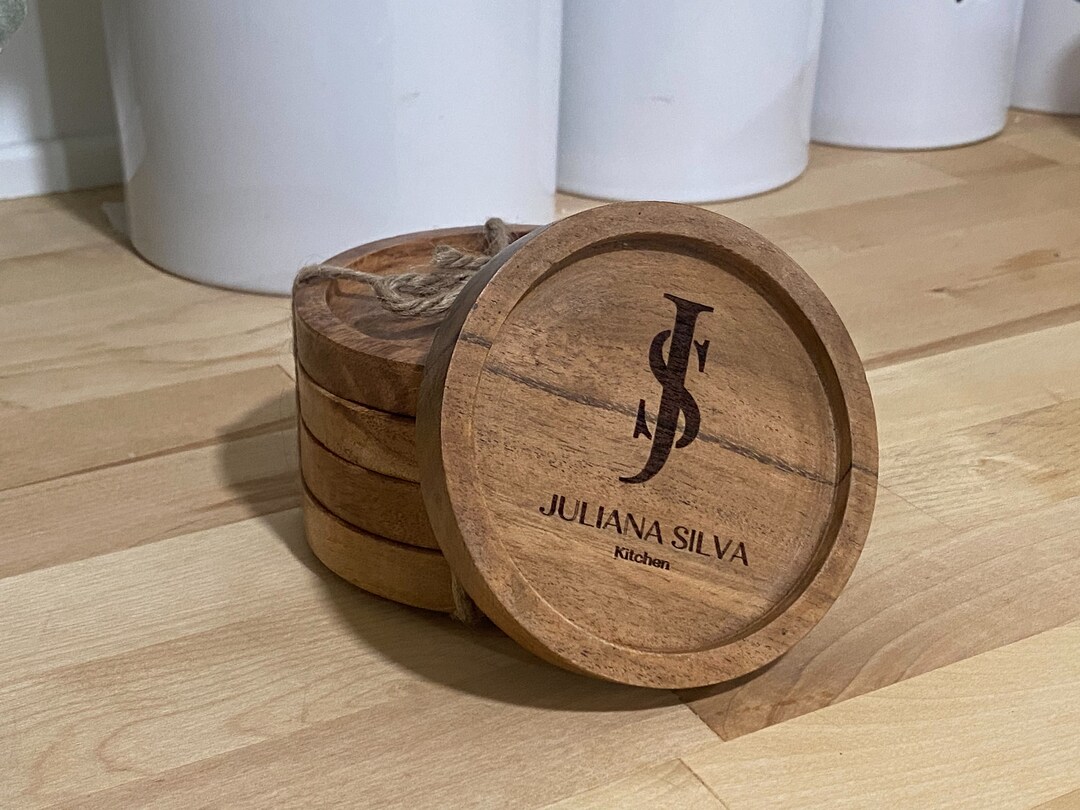 Custom Coasters Set Made for Wedding Gift Housewarming Bridal - Etsy