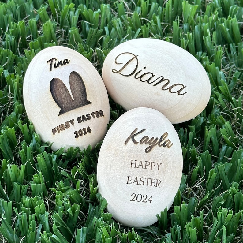 Personalized Engraved Easter Egg Engraved Eggs, Easter Decorations ...