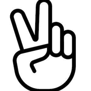 Peace Hand SVG Peace Sign Retro Smile Positive Instant Digital Download ...