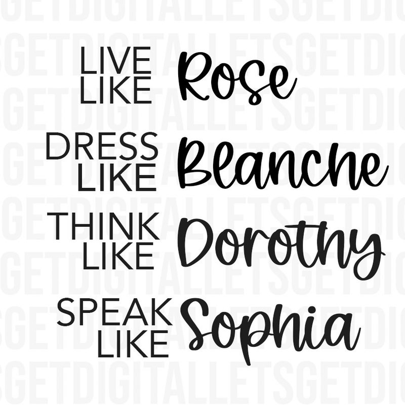 Golden Girls Svg - Etsy