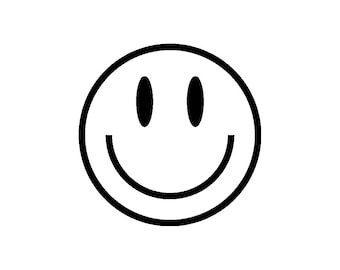 Brush Smiley Happy Face, Crosses, Smile, Vector Art, Instant Digital ...