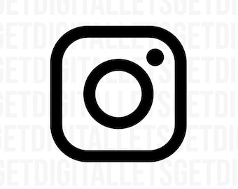 Instagram Svg Social Media File Svg Cricut Engraving Screen Print ...