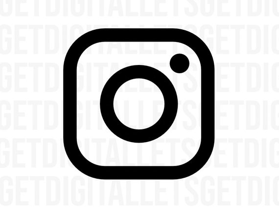 Instagram Svg Social Media File Svg Cricut Engraving Screen - Etsy