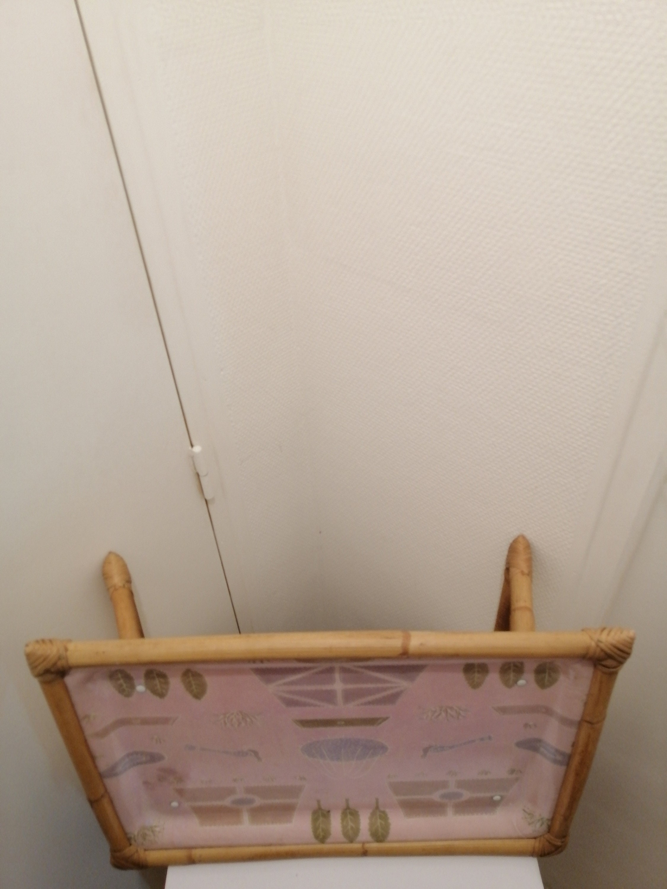 Old Serving Tray From the 80s in Bamboo and Fiberglass - Etsy UK