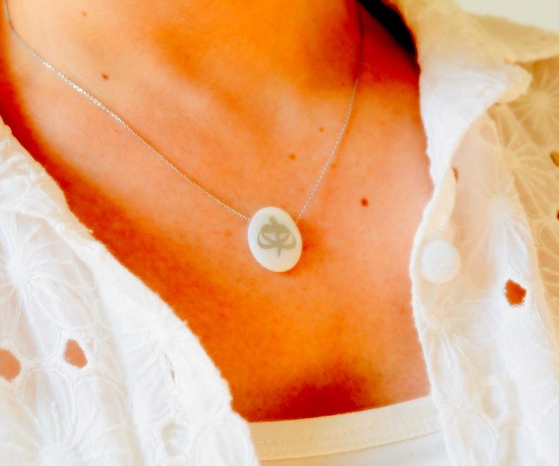 Red WAW Arabic NECKLACE, Green Vav Alif Jewelry, Blue Vaw Charm, Wav ...