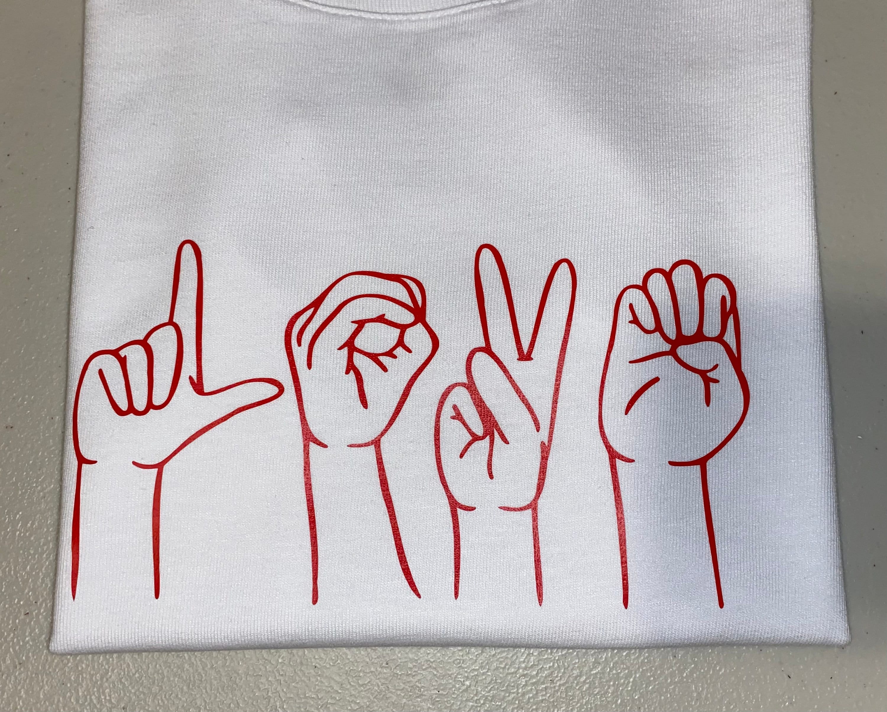ASL T-shirt - Etsy
