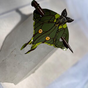 Luna Moth Hair Pin - Etsy