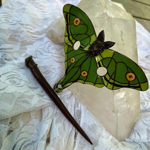 Luna Moth Hair Pin - Etsy