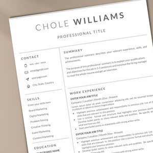 Resume Template Bundle, Google Docs Resume, Cv Template Modern ...