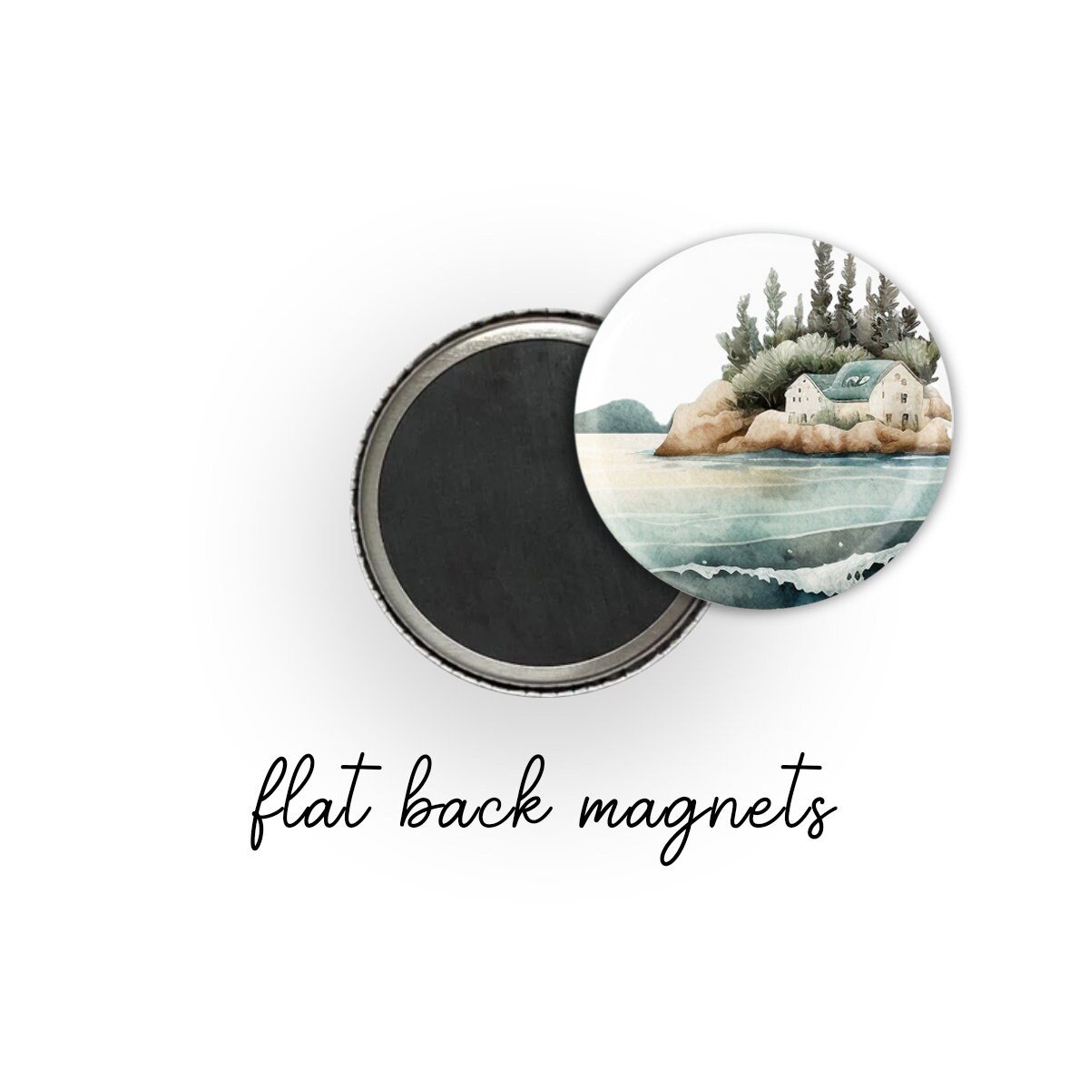 By the Sea Gift Magnets, Ocean Magnet Set, Beach Home Decor, Coastal ...