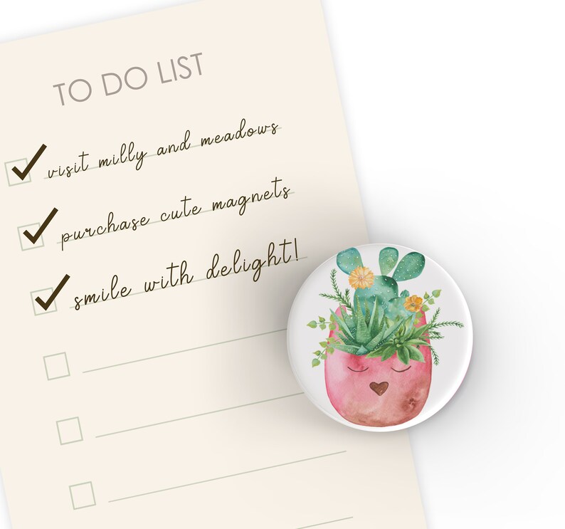 Houseplants Magnets, Houseplant Magnet Set, Plant Lover Magnets, House ...