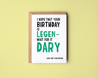 How I Met Your Mother Birthday Card | Etsy UK
