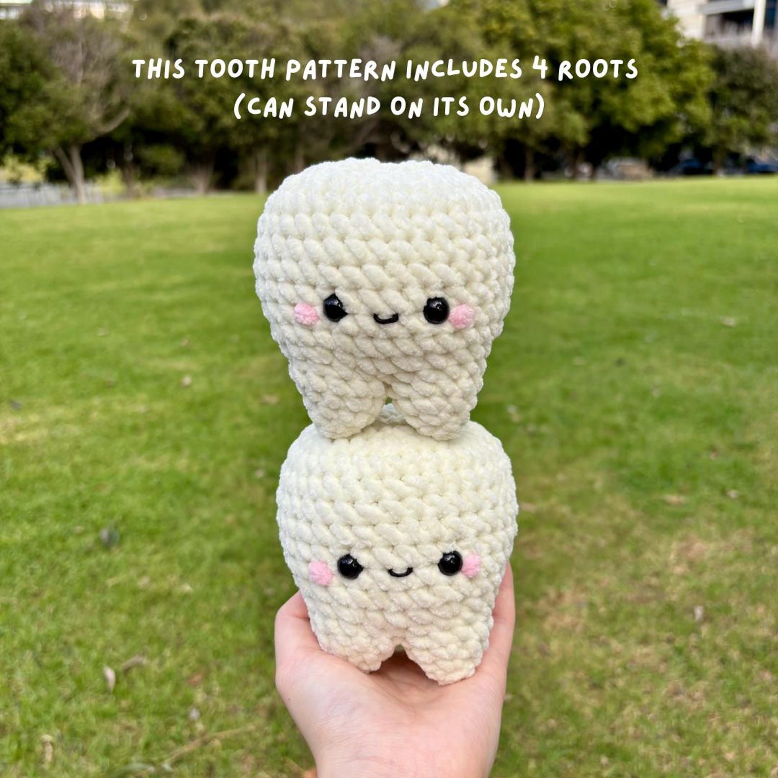 Tooth Crochet Pattern / Molar Crochet Pattern - Etsy