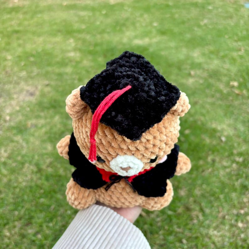 Baby Graduation Bear Crochet Pattern: US Terminology (PDF Digital ...