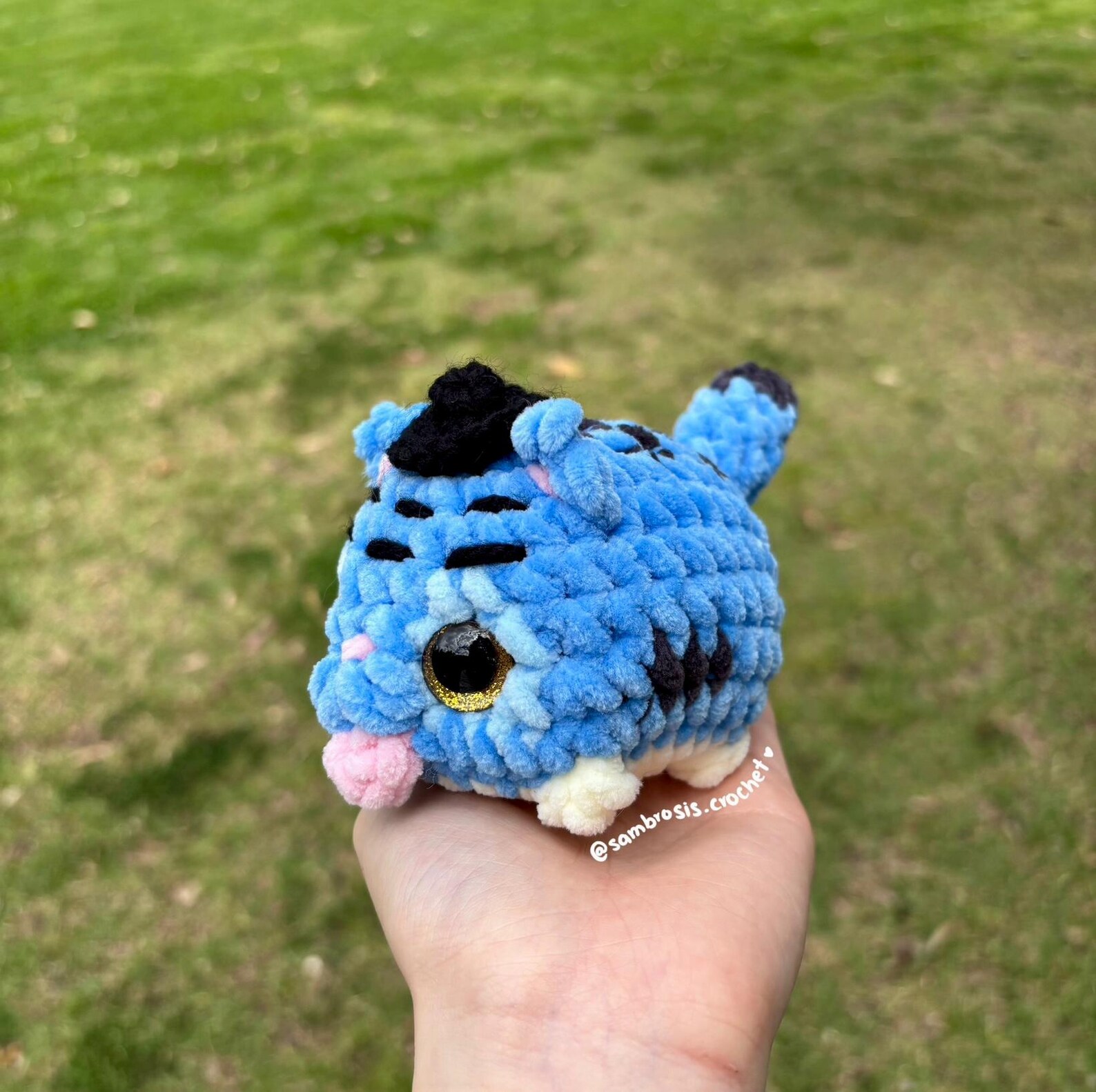Kpop Derpy the Blue Tiger / Handmade Crochet Plushie - Etsy