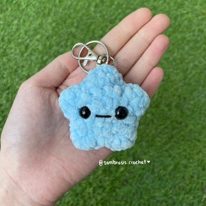 Crochet Star Keychains / Crochet Stars / Star Plushie / Star Keychains ...