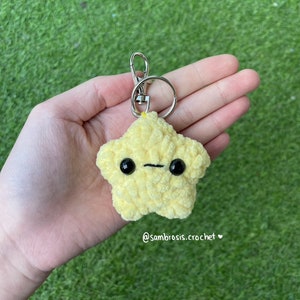 Crochet Star Keychains / Crochet Stars / Star Plushie / Star Keychains ...