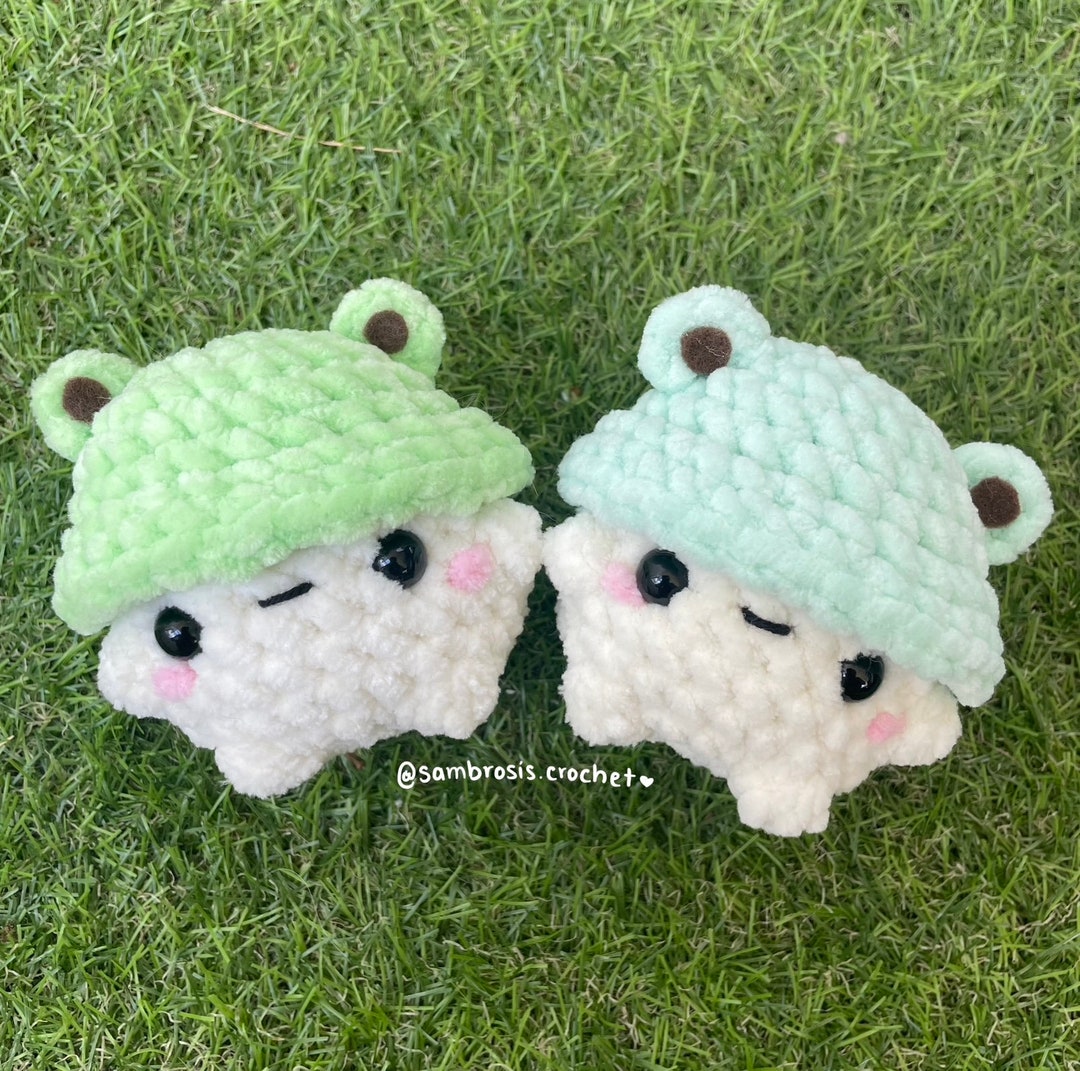 Frog Mushie Plushies / Froggie Mushie Boys/ Handmade Crochet Plushies ...