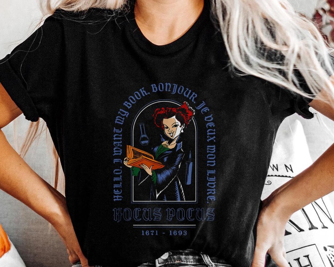 Disney Hocus Pocus Winifred Sanderson I Want My Book Bella - Etsy