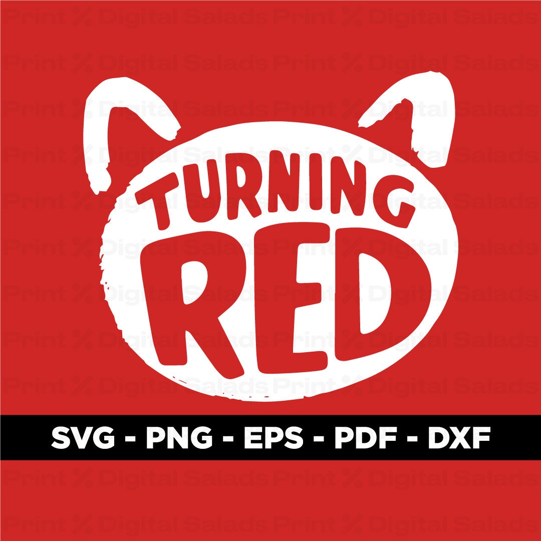 Digital Drawing & Illustration Turning Red Mouse SVG Beast Turning Red ...
