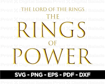 Lord Rings Dxf File - Etsy