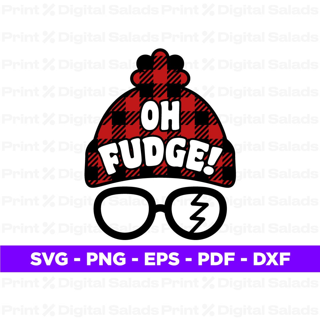 Oh Fudge SVG PNG Merry Christmas PNG Funny Kids Movie Holiday - Etsy