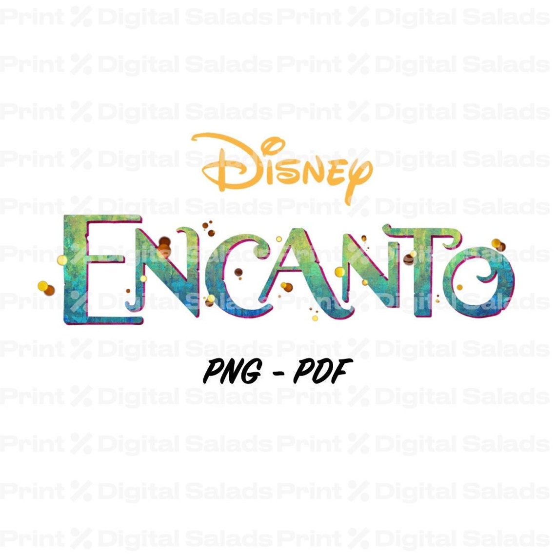 Encanto LOGO Clipart PNG Digital Download Casita Manuela | Etsy