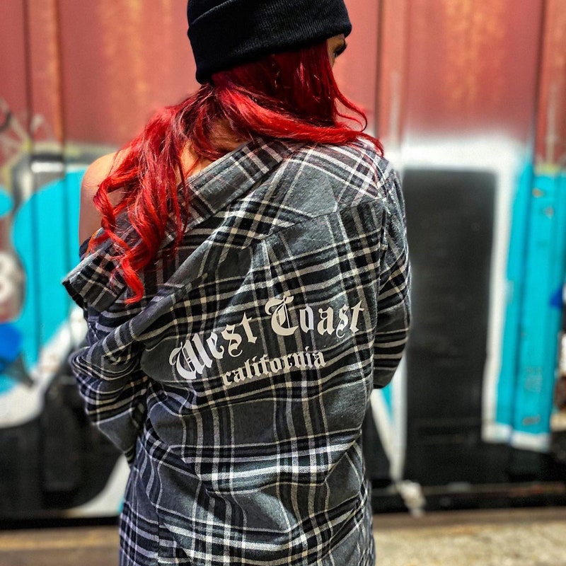 Custom Logo Flannel Shirt - Etsy