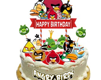 Angry Birds Cake Topper | Etsy