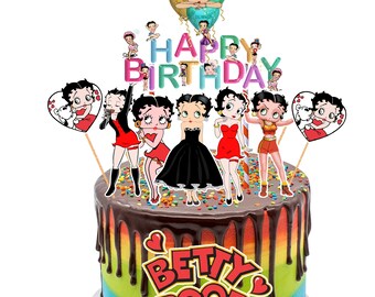 Cake Topper Betty Boop - Etsy