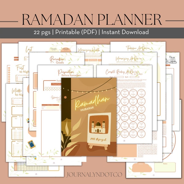 Ramadan Planner - Etsy
