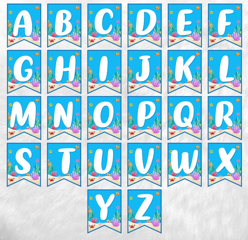 Happy Birthday Baby Shark Banners Flag Banners Printable - Etsy