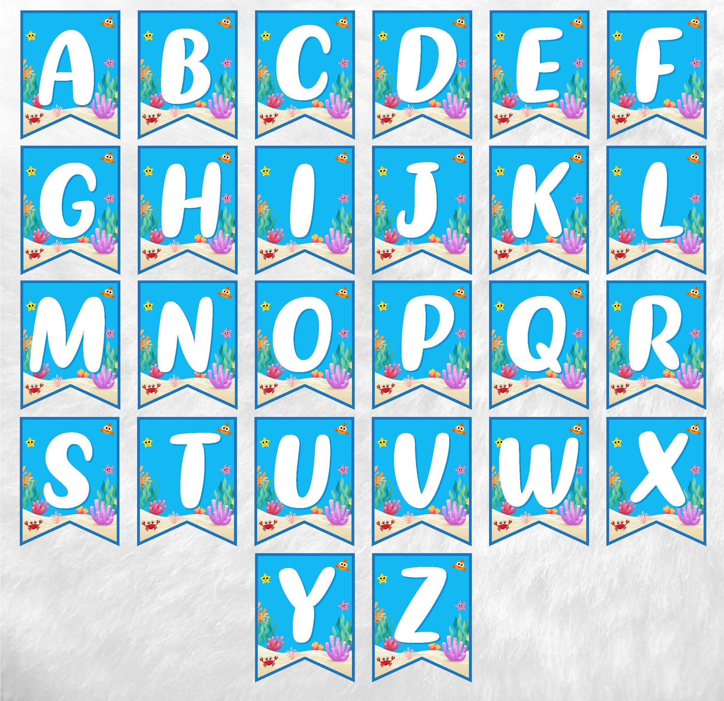 Happy Birthday Baby Shark Banners Flag Banners Printable - Etsy