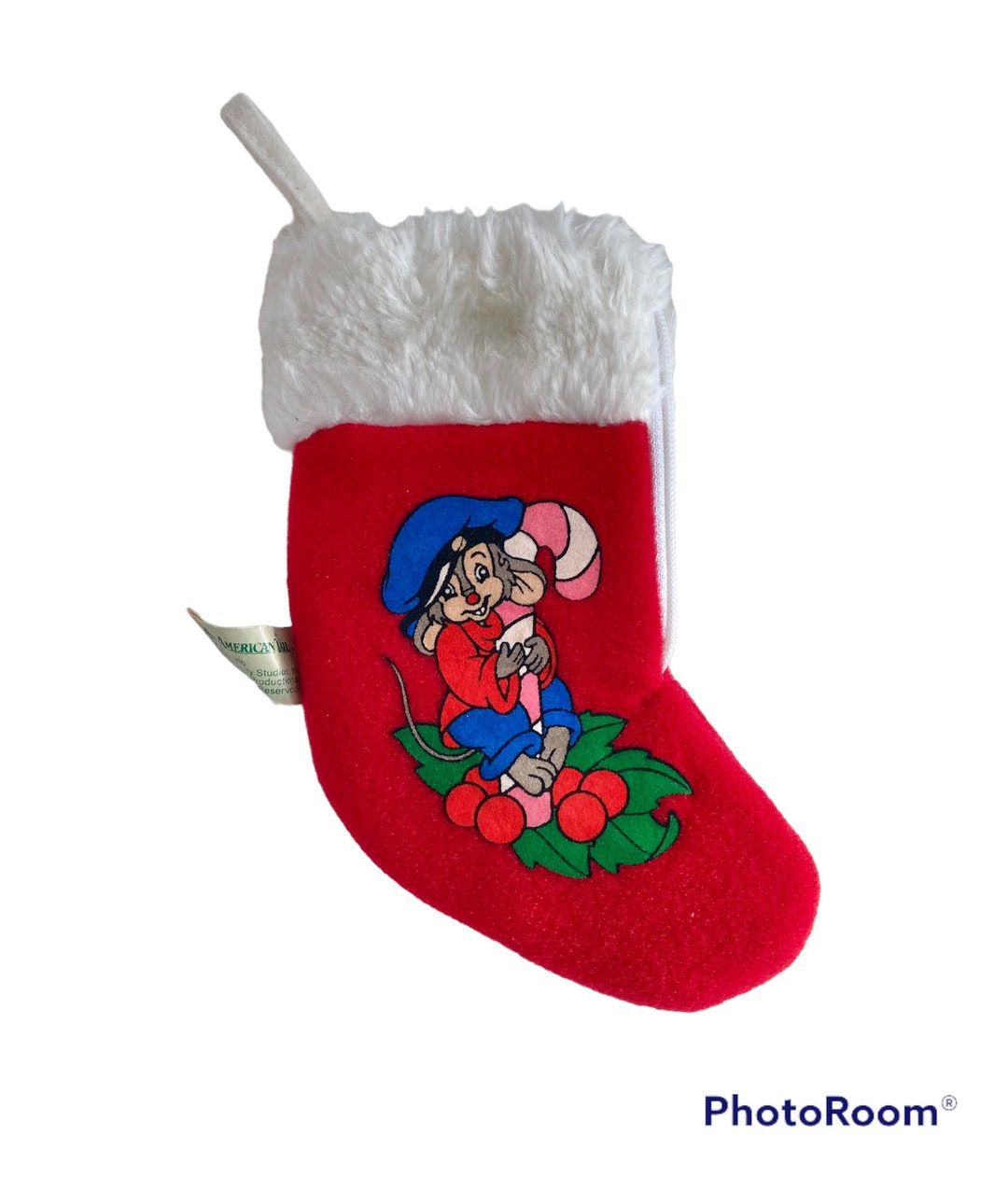 1986 Vintage an American Tail Feivel Christmas Stocking Mcdonald’s Toy ...