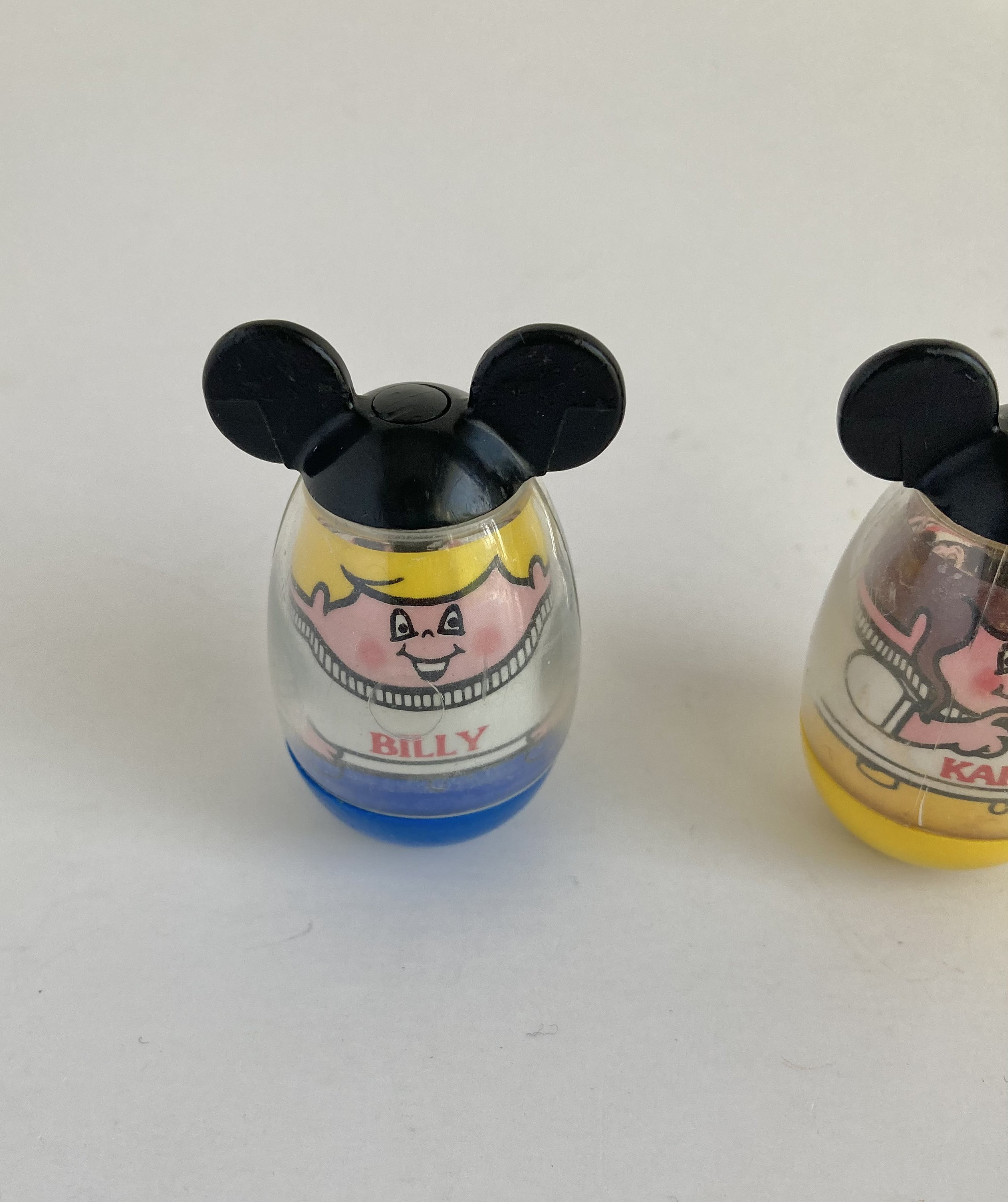 Vintage Weeble Wobbles Disney Mickey Mouse Ears Karen Billy - Etsy