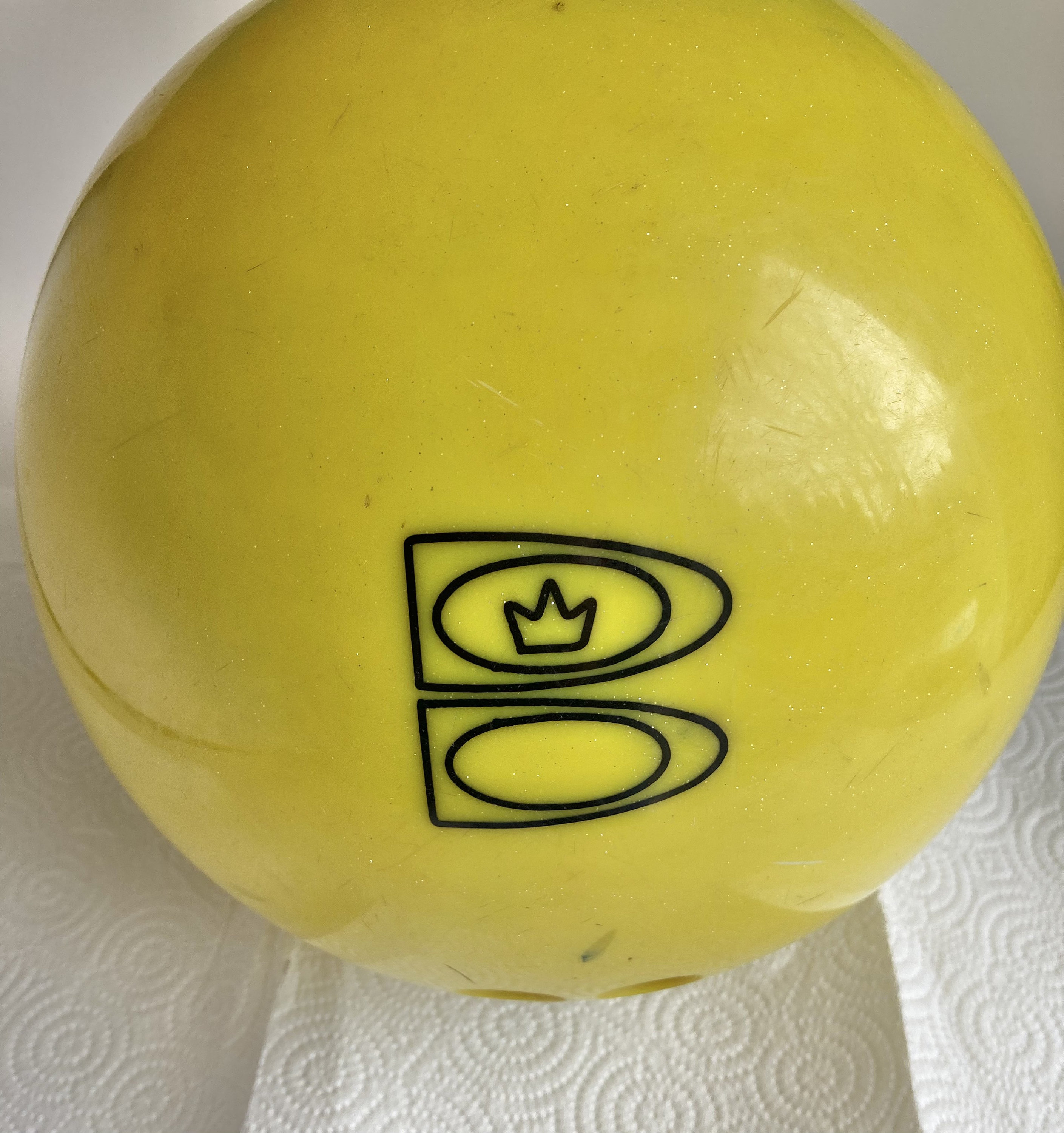 Yellow Bowling Ball