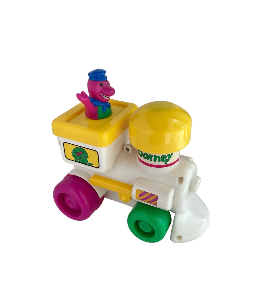 1994 Vintage Barney Toy Train Push and Go Lyons Group - Etsy