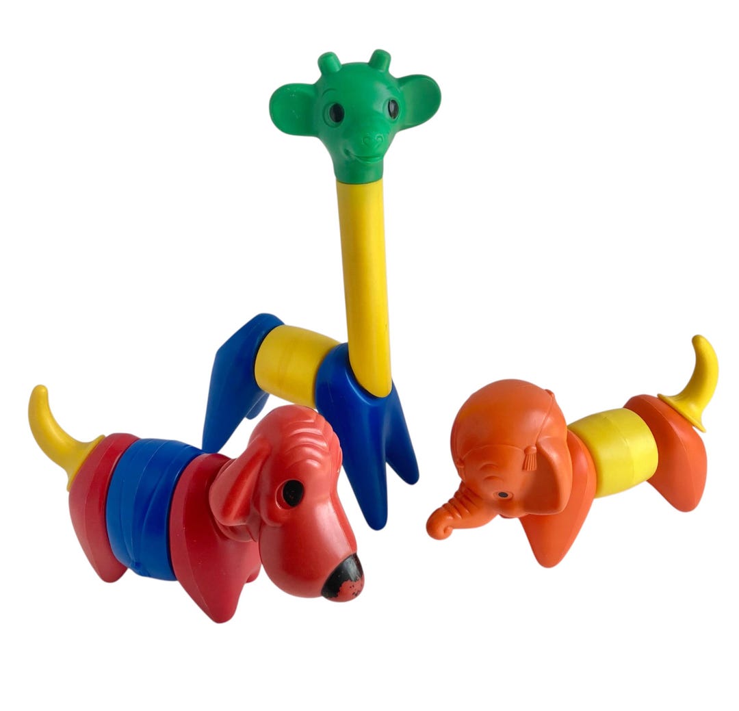 Vintage Tupperware by Tuppertoys Zoo It Yourself Animal Building Toy ...