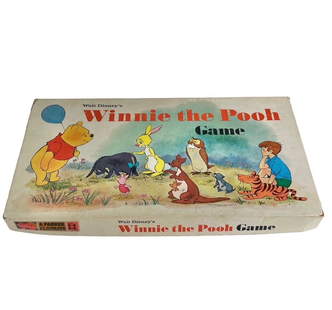 Vintage 1964 Walt Disney Winnie the Pooh Board Game Parker Brothers ...