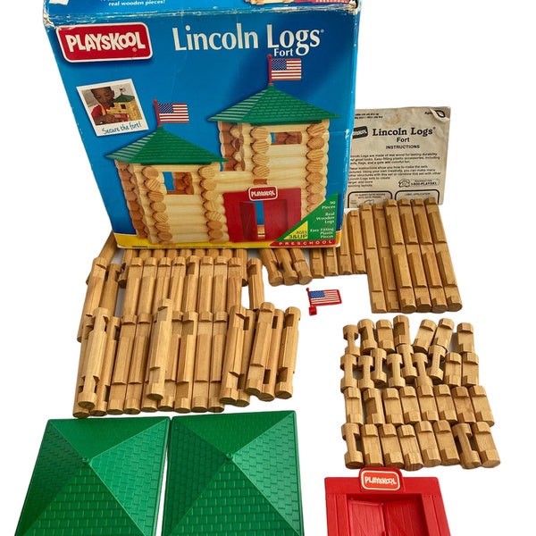 Buy Lincoln Logs Vintage - Etsy