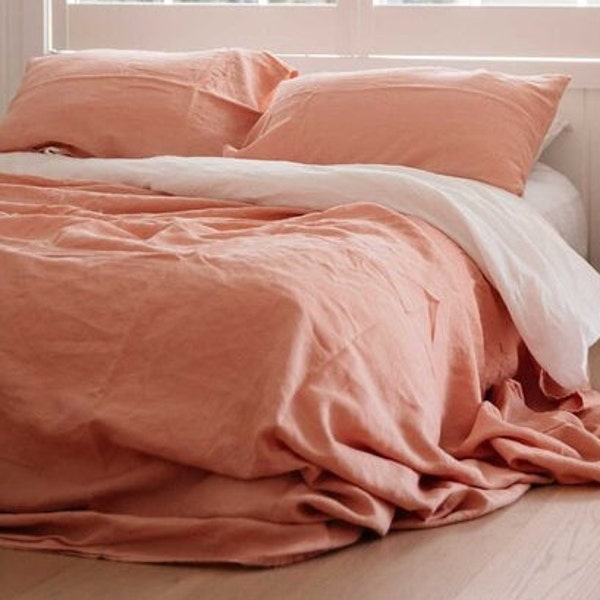 Peach Bedding - Etsy