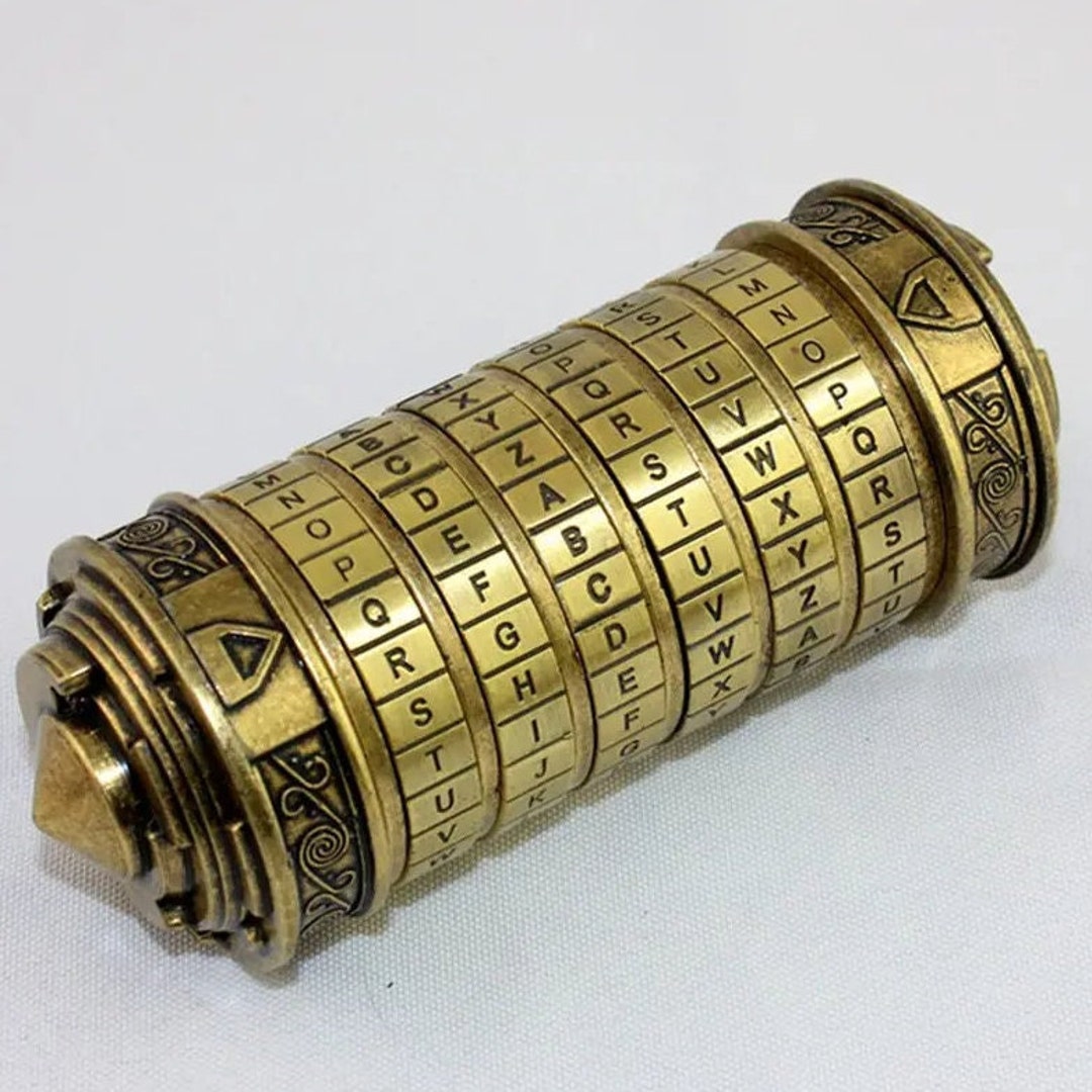 Leonardo Da Vinci Code Toys Metal Cryptex Locks - Etsy