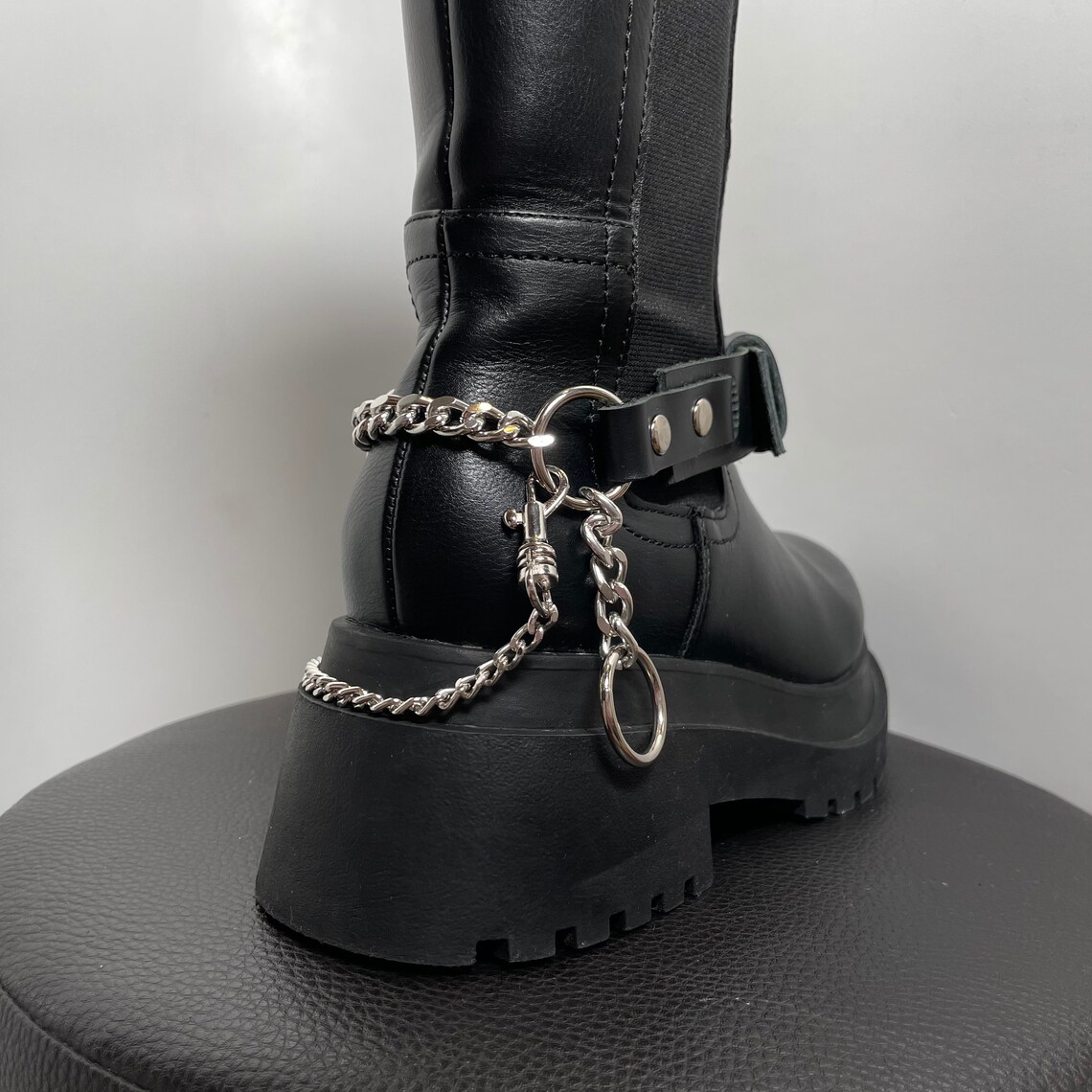 Leather Boot Strap Bootbelt ash - Etsy