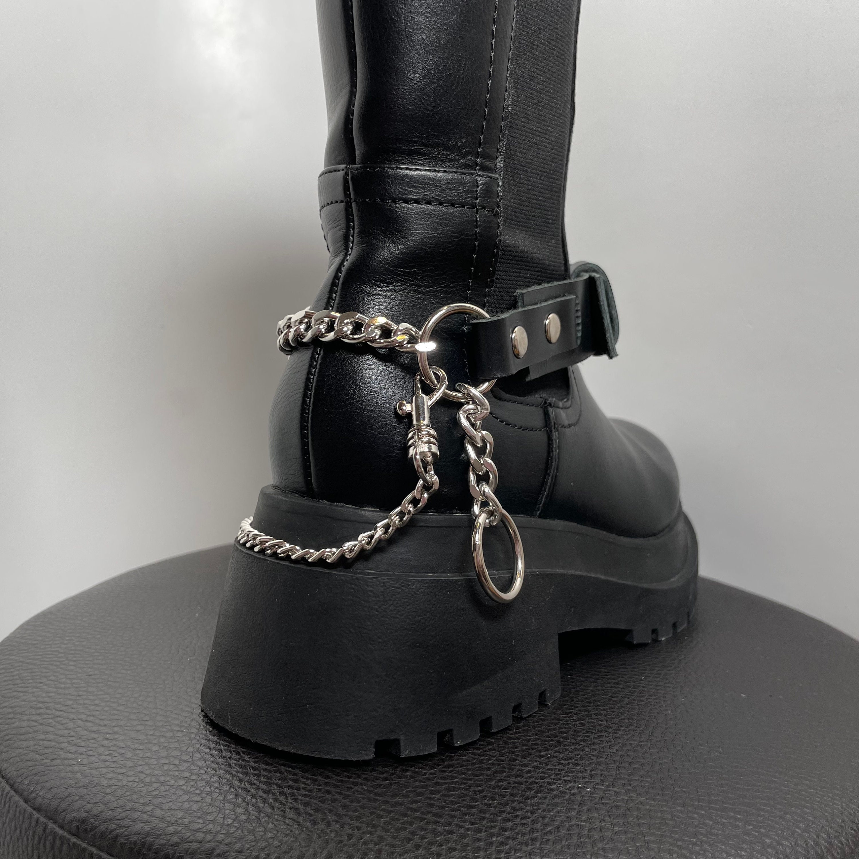 Leather Boot Strap, Bootbelt ash - Etsy