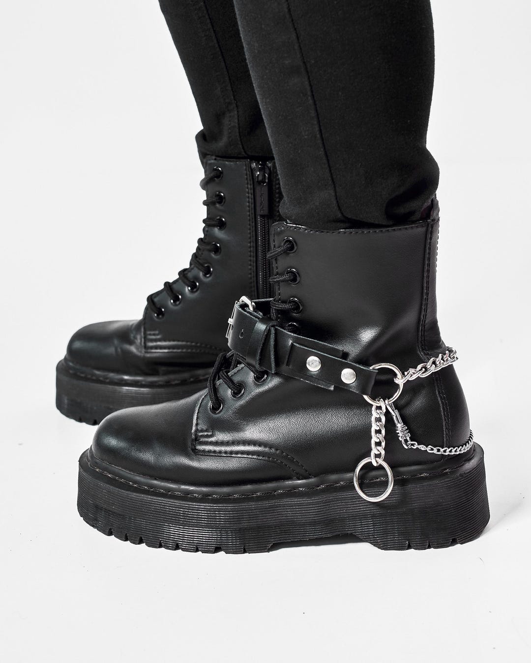 Leather Boot Strap, Bootbelt ash - Etsy